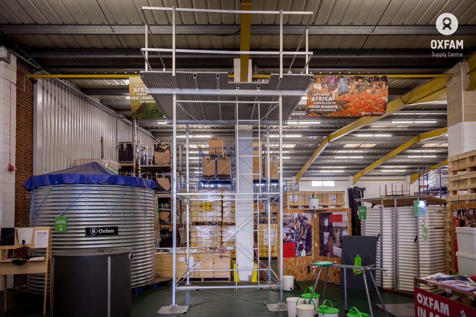 Water Tower kit, 6m, 5000 Litre - Oxfam Supply Centre