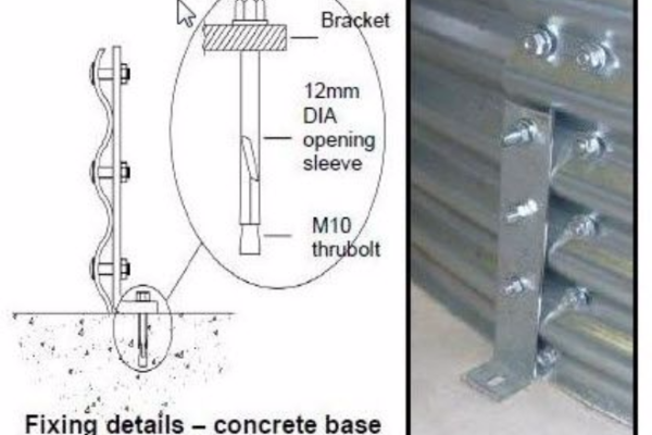 Anchor Bolt kit - Oxfam Supply Centre