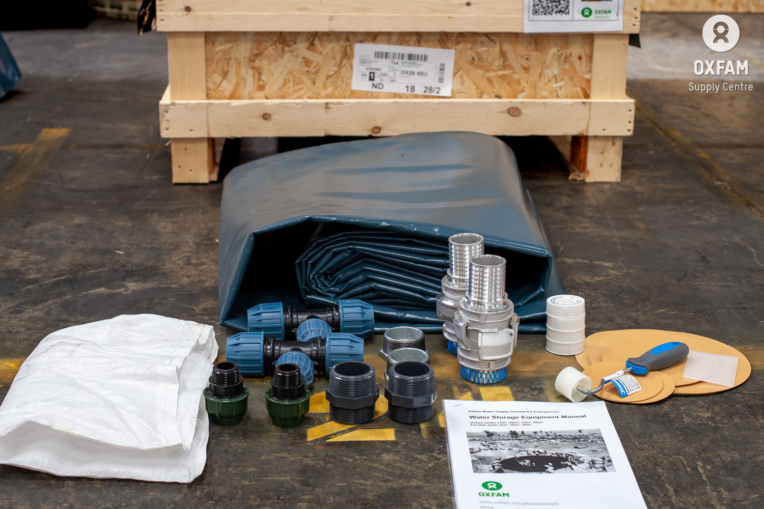 Tank kit, Bladder 20 m³ - Oxfam Supply Centre